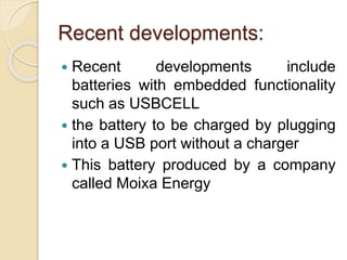 Paper battery | PPTX | Chemistry | Science