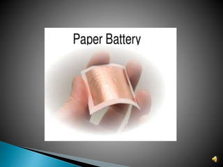 Paper battery | PPT