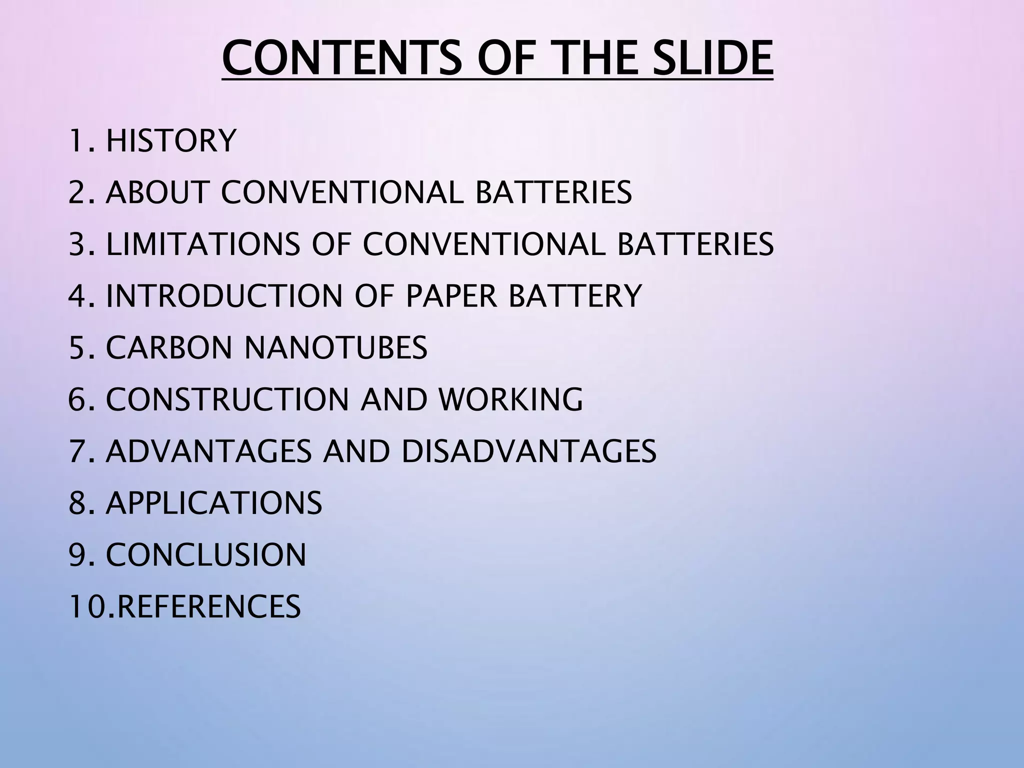 Paper battery | PPTX