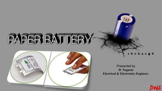 Paper battery | PPT