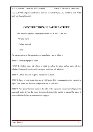 Paper battery2 | DOC