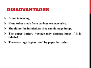 Paper battery | PPT