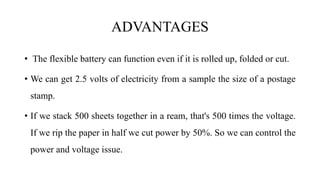 Paper battery | PPT