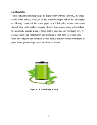 Paper battery document and report | DOCX