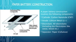 Paper battery | PPTX