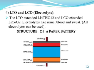 Paperbattery ppt | PPT