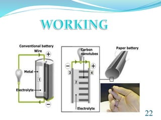 Paperbattery ppt | PPTX