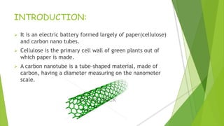 Paper battery | PPT