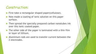 Paper battery | PPT