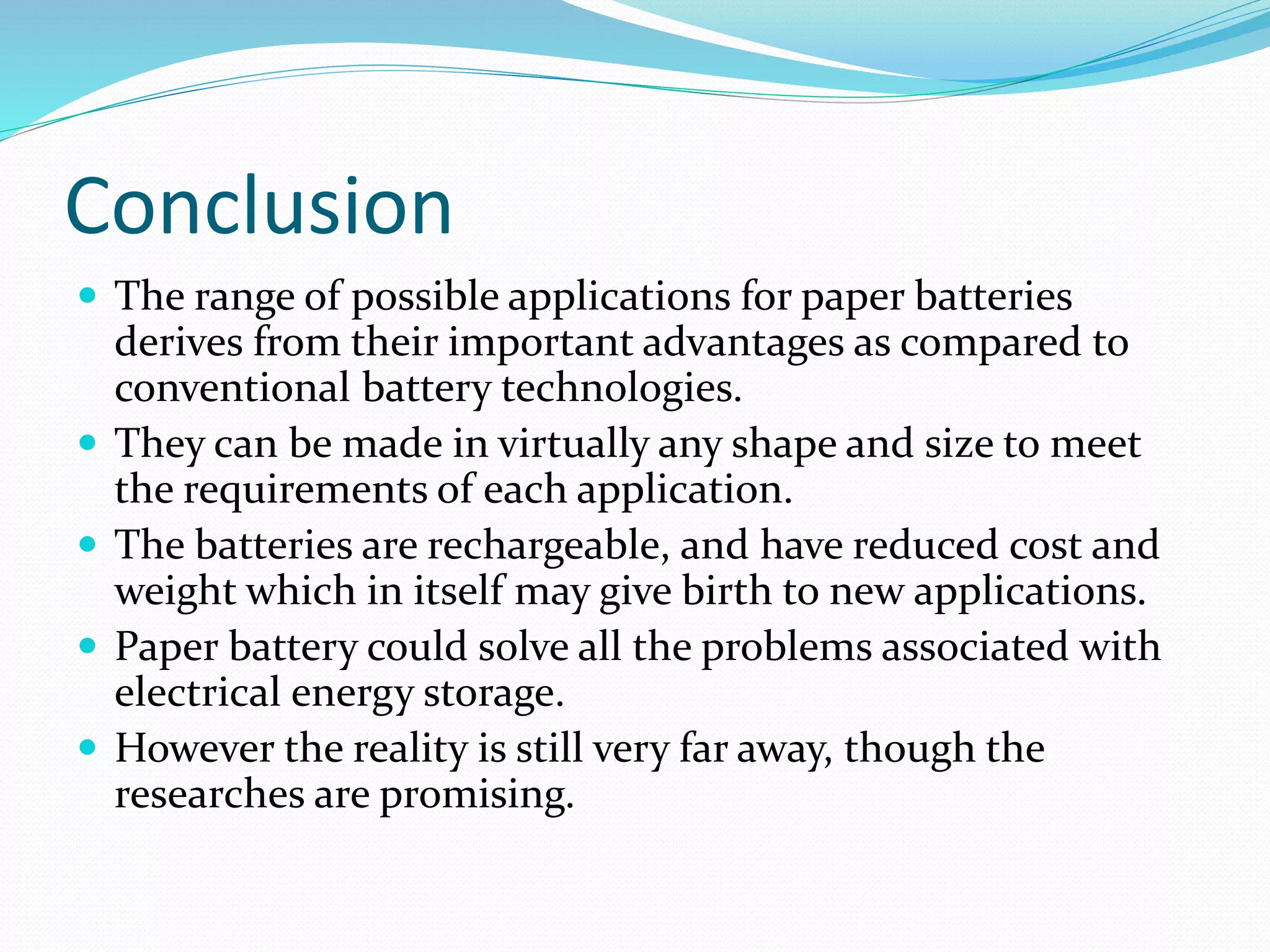 Paper Battery | PPT