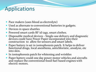 Paper Battery | PPT