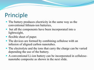 Paper Battery | PPT