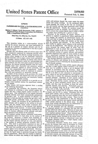 Paperboard having a water repellent coating | PDF