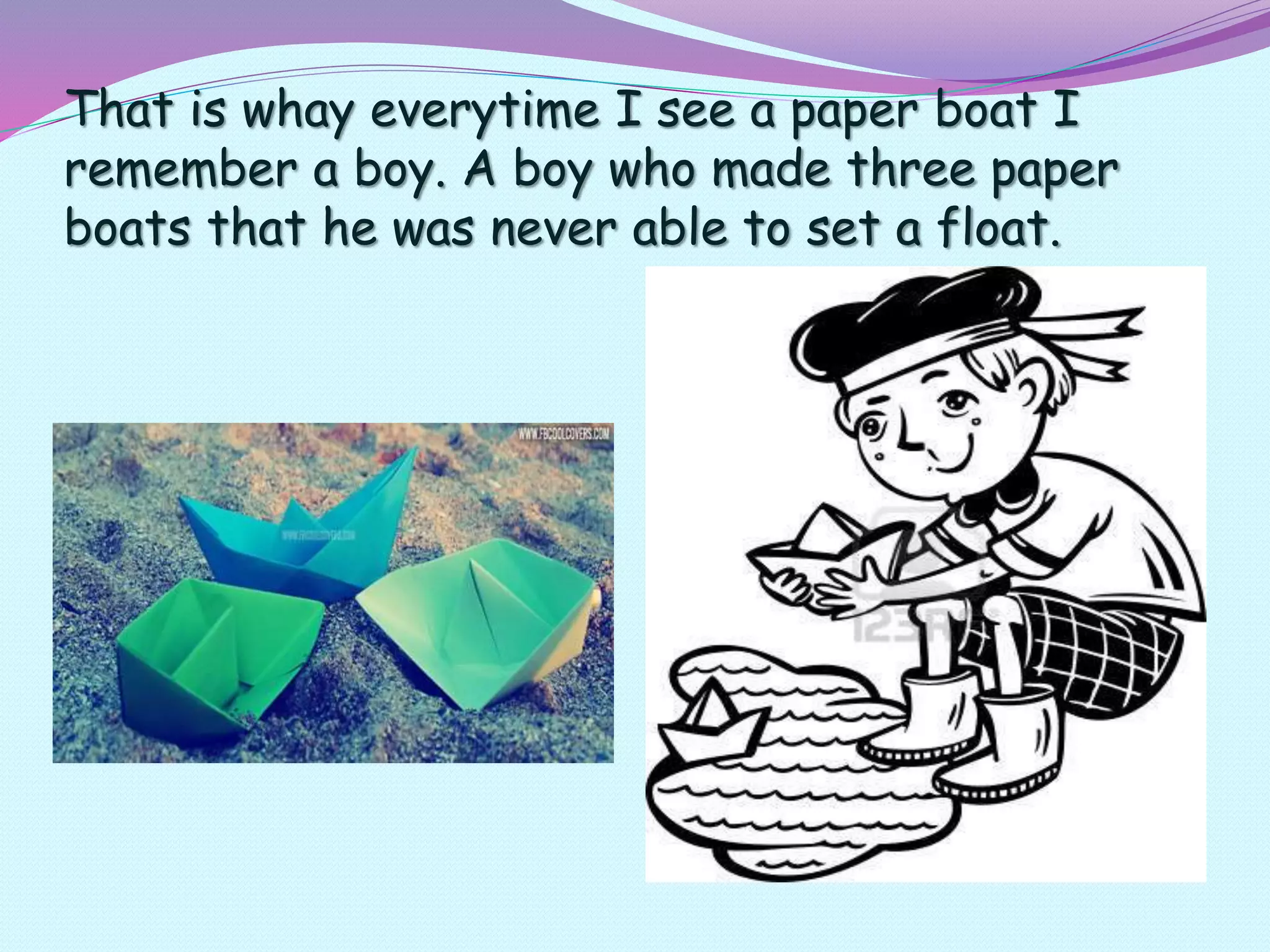 Paper boat (bangkang papel) | PPTX