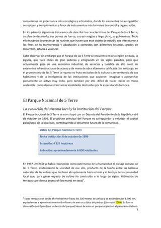 Paper caso cinco terra con Daniella Mazzonis y Marco Dini | DOC