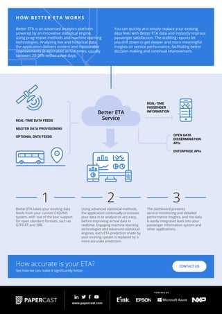 IMPROVE THE PASSENGER EXPERIENCE WITH BETTER ETA | PDF