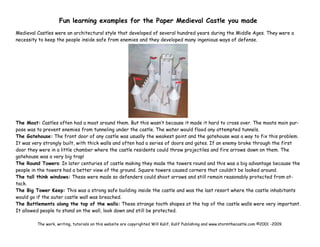 Paper castle to build | PDF