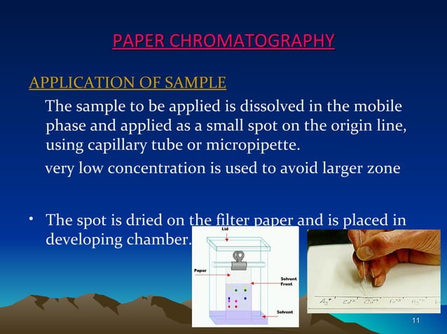 Paper Chromatography PPT (new) | PPT