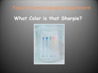 Paper chromatography | PPT