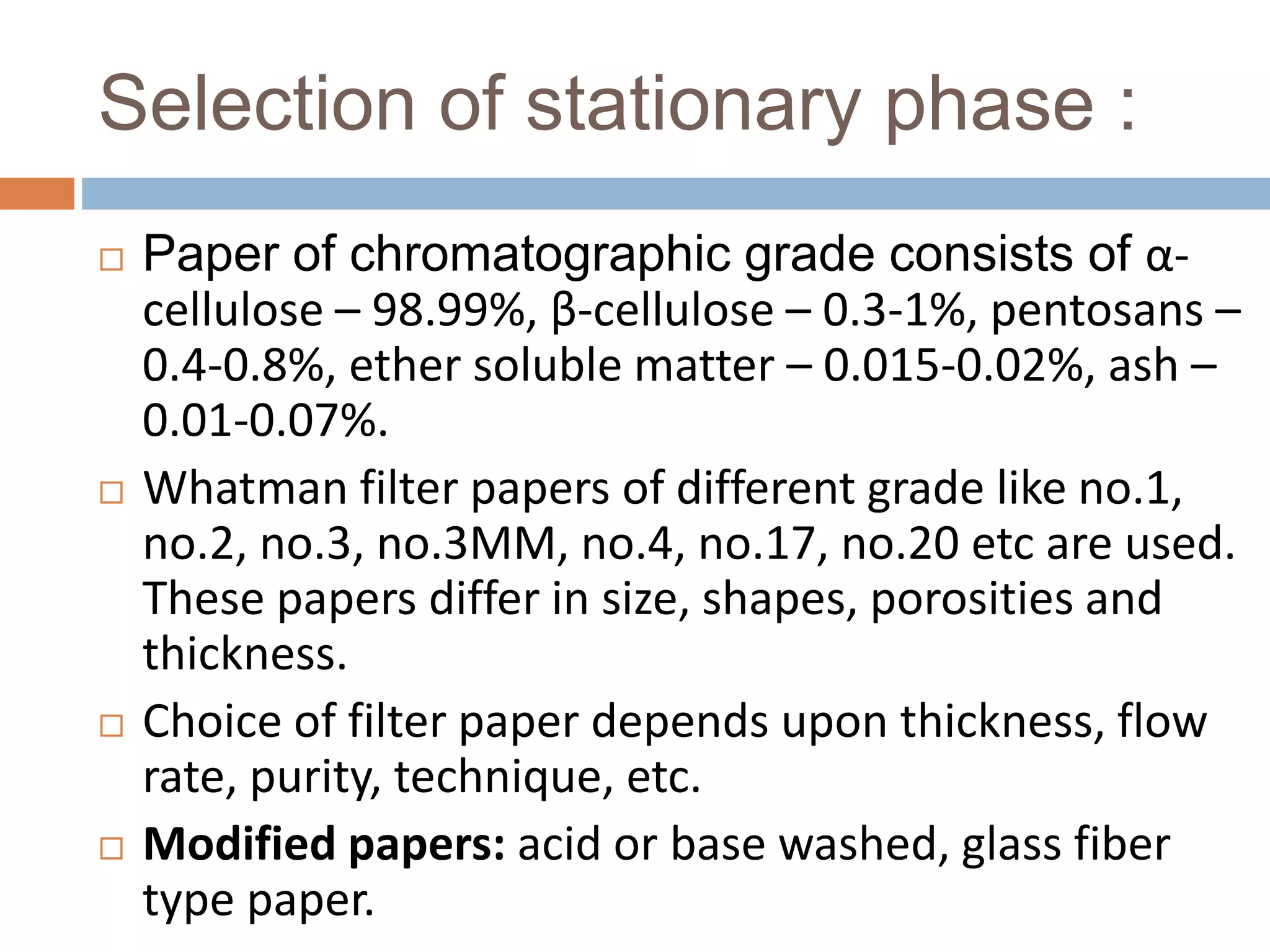 Paper chromatography | PPTX