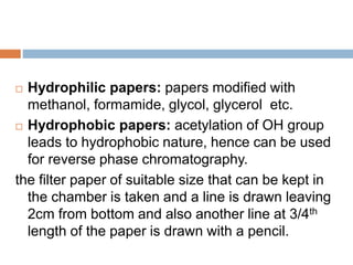 Paper chromatography | PPTX