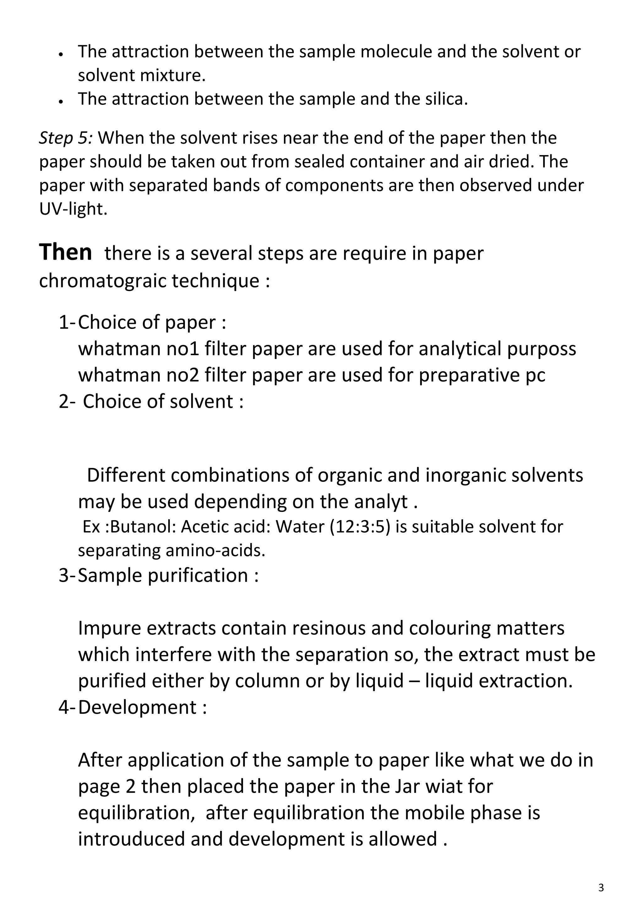 Paper chromatography | PDF