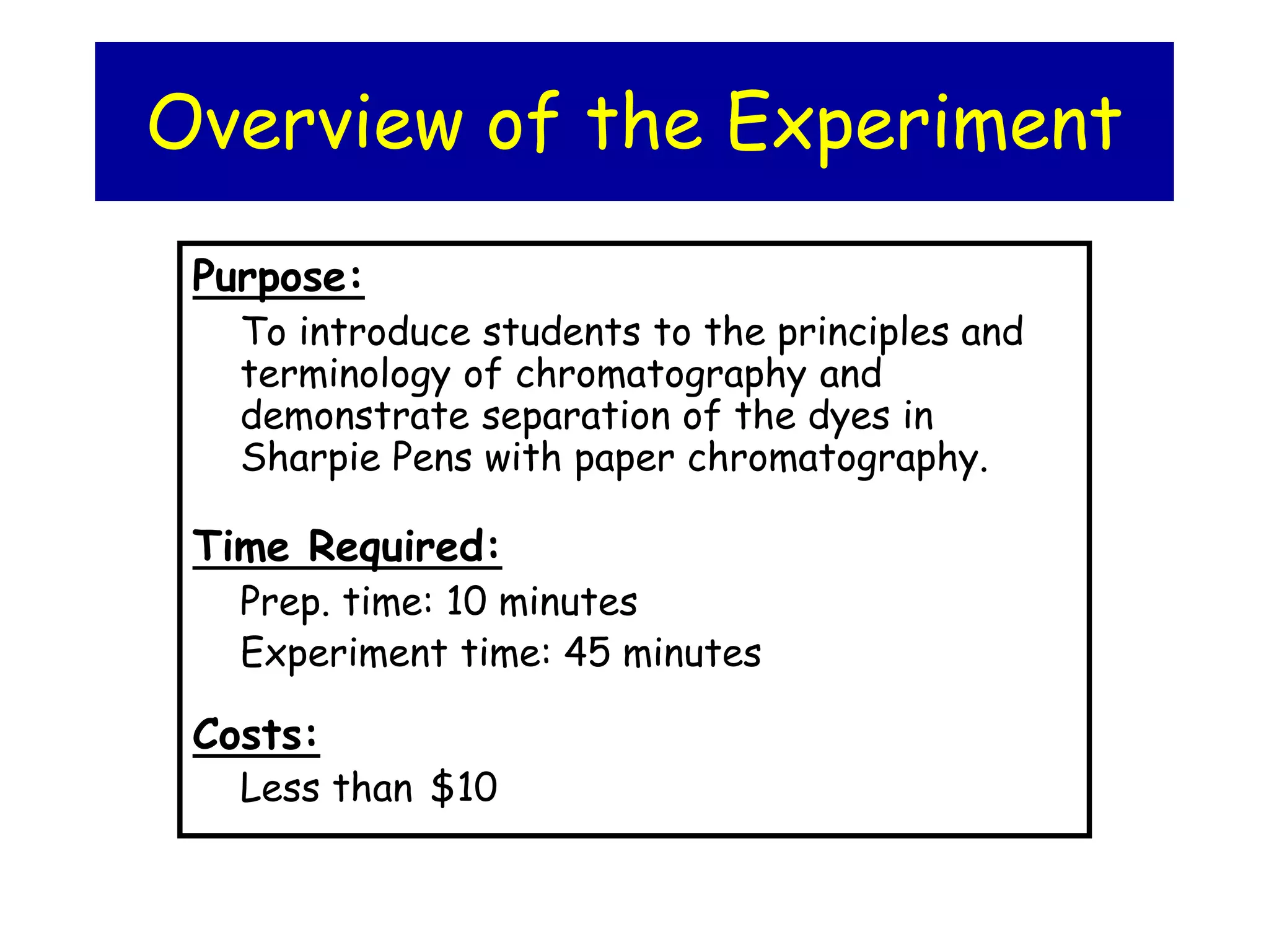Paper chromatography | PPT
