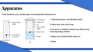 Paper Chromatography Apparatus