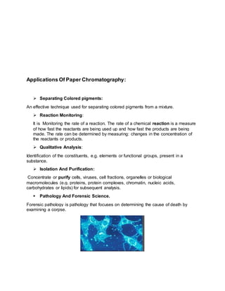 Paper chromatography | DOCX