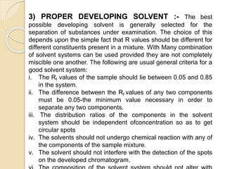 PAPER CHROMATOGRAPHY | PPTX