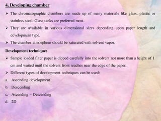 Paper chromatography by Mr. Vinayak Bodhankar | PDF