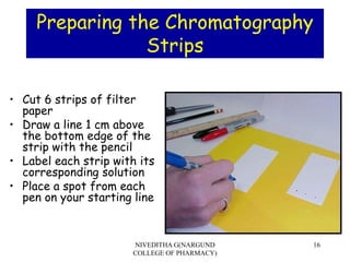 Paper Chromatography, principles, introduction and applications | PPT