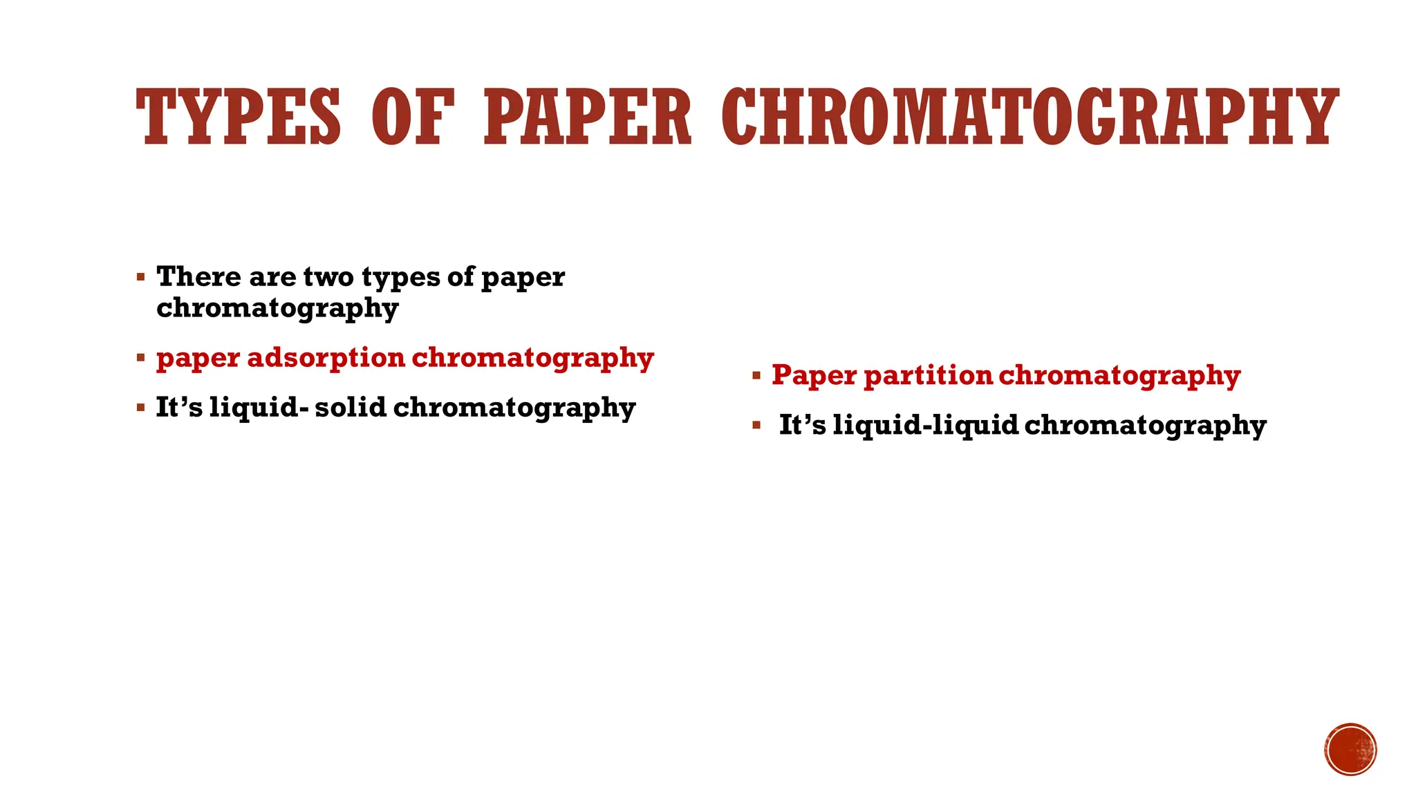 What is paper chromatography, principal, procedure,types, diagram ...