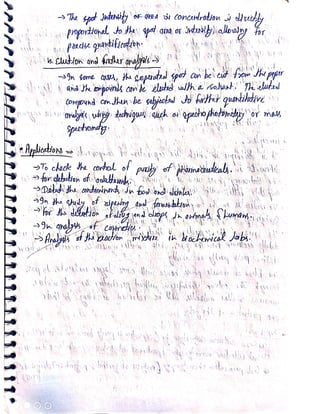 Paper Chromatography Hand Written notes .pdf