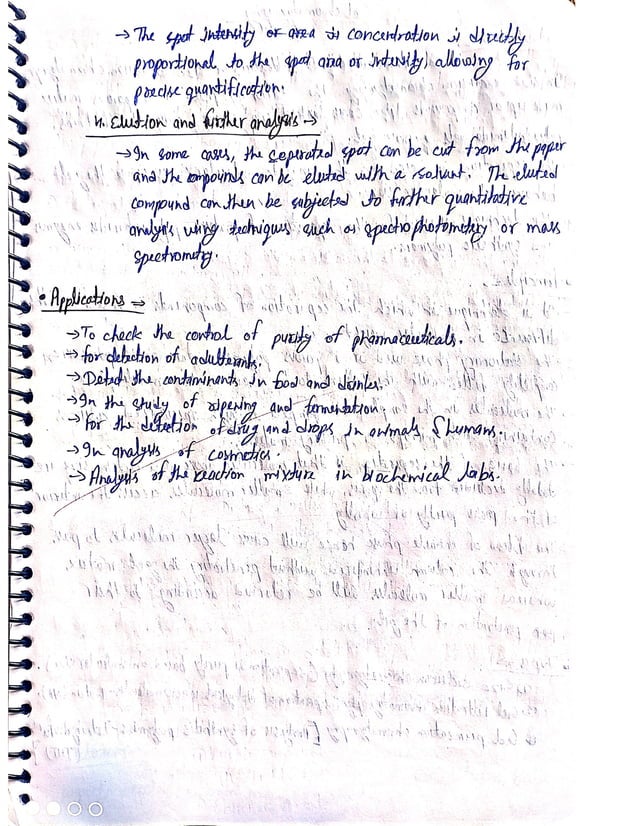 Paper Chromatography Hand Written notes .pdf