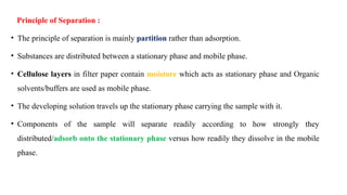 Paper chromatography Instrmental method of analysis | PPTX