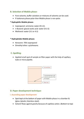 PAPER CHROMATOGRAPHY | PDF