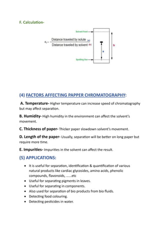 PAPER CHROMATOGRAPHY | PDF