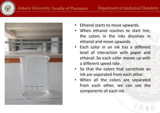 Paper Chromatography and applications in various areas | PPTX