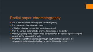 Paper chromatography its types and applications... | PPTX