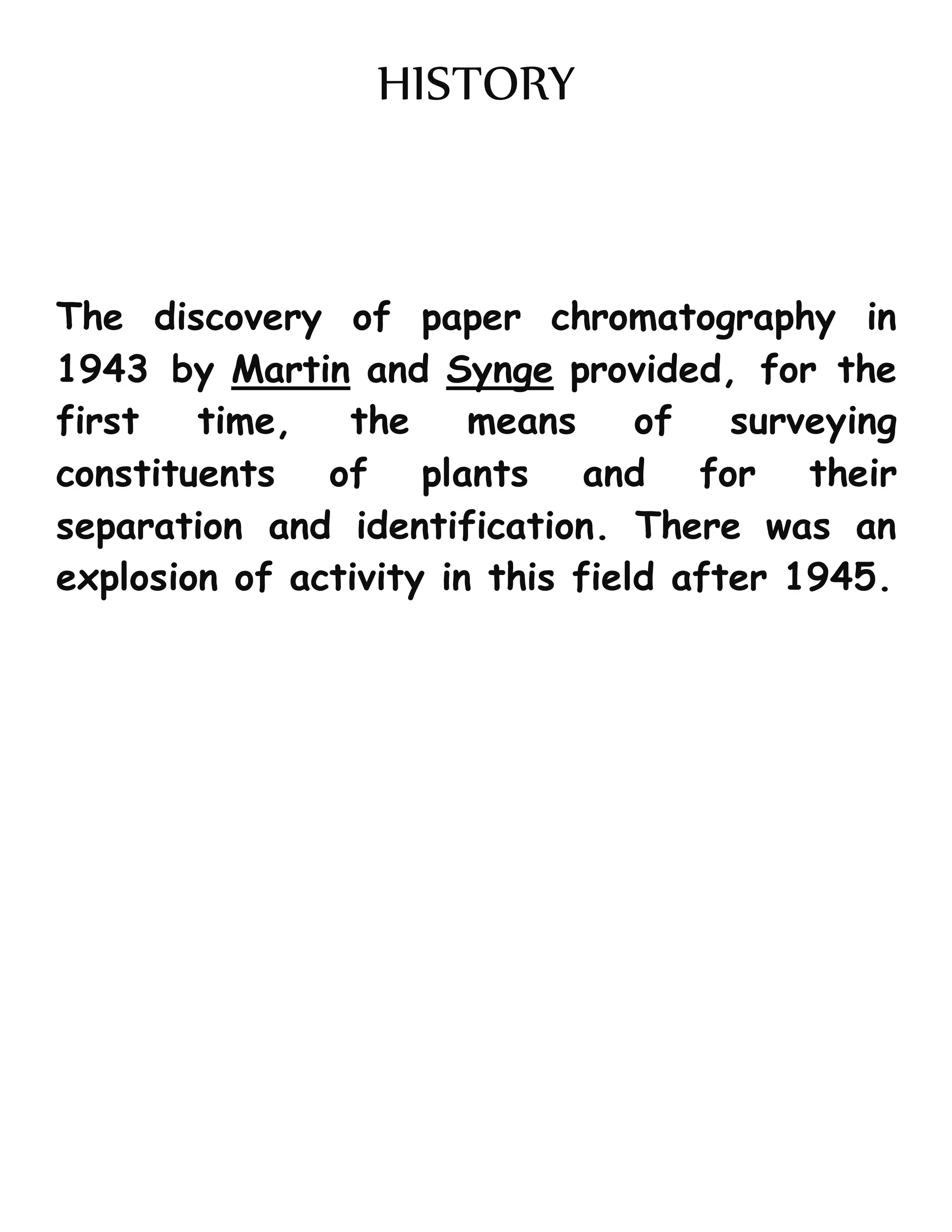 Paper chromatography of spinach leaf | DOCX