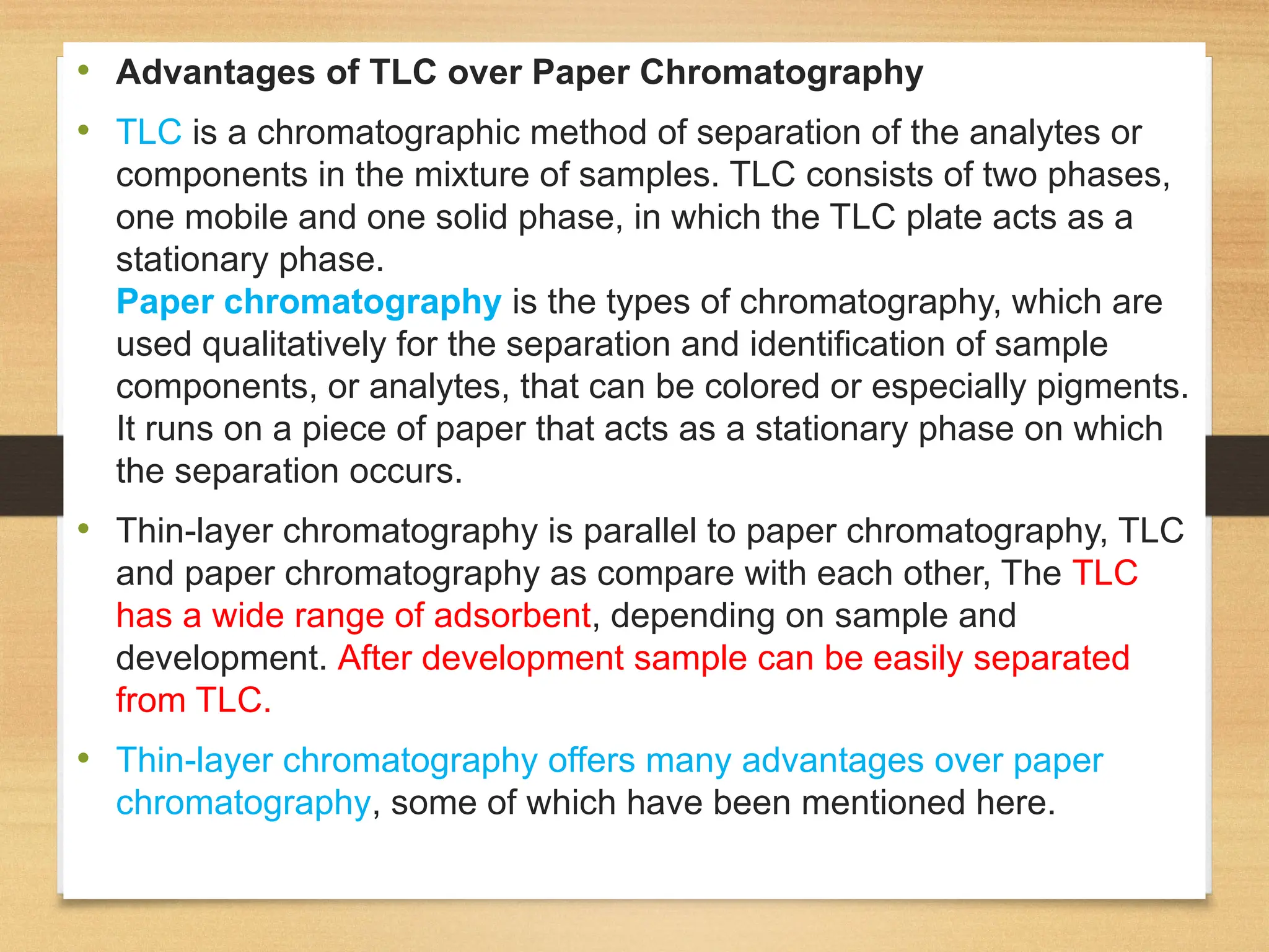 Paper Chromatography(ascending descending circular 2 dimensional Unit ...