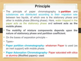 Paper Chromatography(ascending descending circular 2 dimensional Unit ...