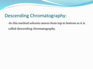 Paper chromatograpy ppt | PPT