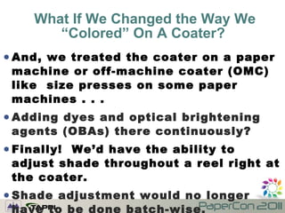Paper Con 2011 Presentation Continuous Coloration Of Coatings For ...