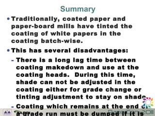 Paper Con 2011 Presentation Continuous Coloration Of Coatings For ...