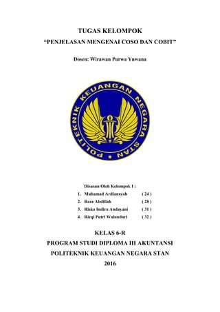 Penjelasan COSO & COBIT | PDF