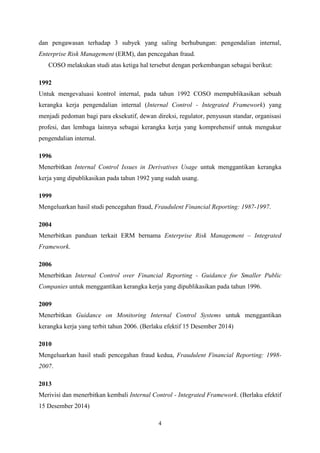 Penjelasan COSO & COBIT | PDF