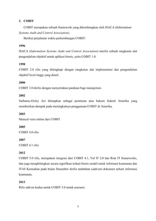 Penjelasan COSO & COBIT | PDF