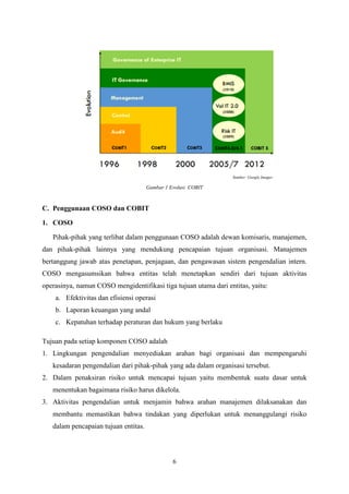 Penjelasan COSO & COBIT | PDF